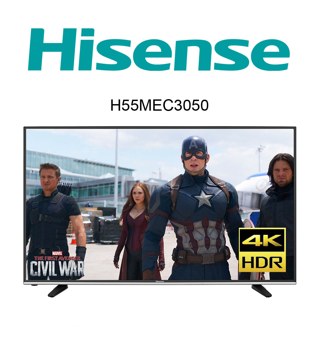 Der Hisense 55 Zoll H55MEC3050 UHD Flachbildfernseher im Test ...
