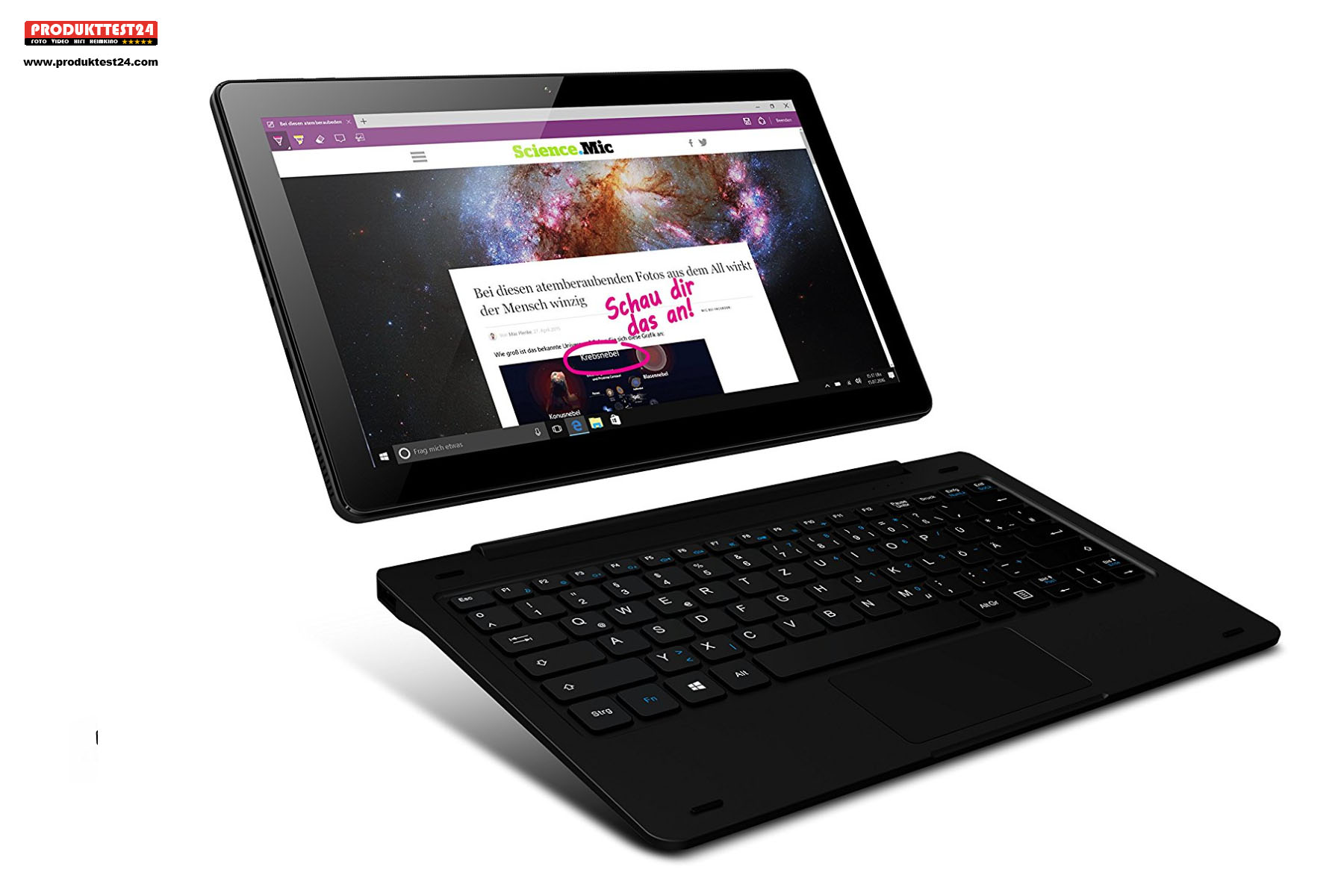 Das ODYS FUSION WIN 12 PRO Tablet mit Windows 10 im Test ...