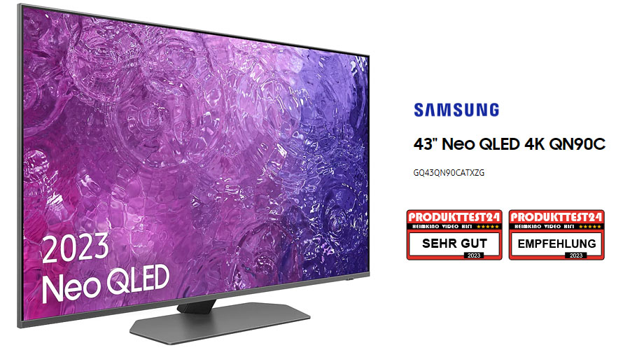 Samsung GQ43QN90C im Praxistest - Produkttest24.com - Test und ...