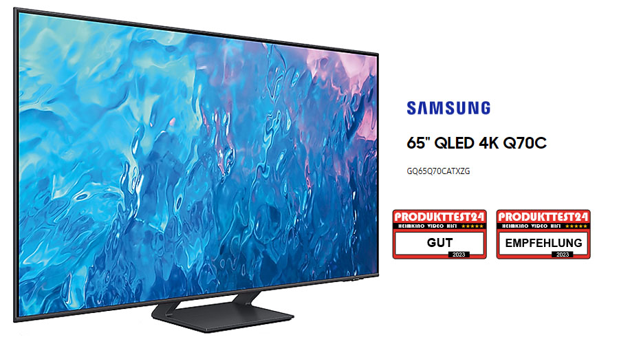 Im Test: Samsung GQ65Q70C - Produkttest24.com - Test und Rezensionen zu ...